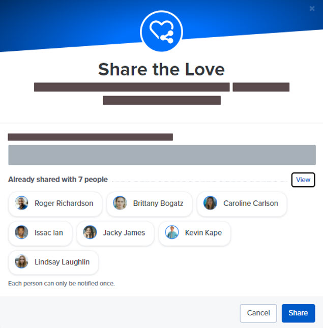 How to Share Recognition Posts