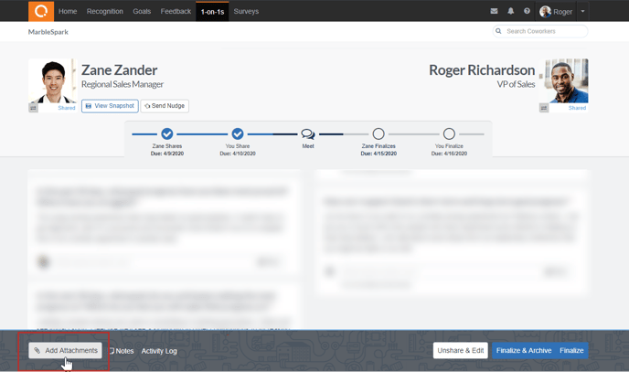 How to Attach a File to a 1-on-1