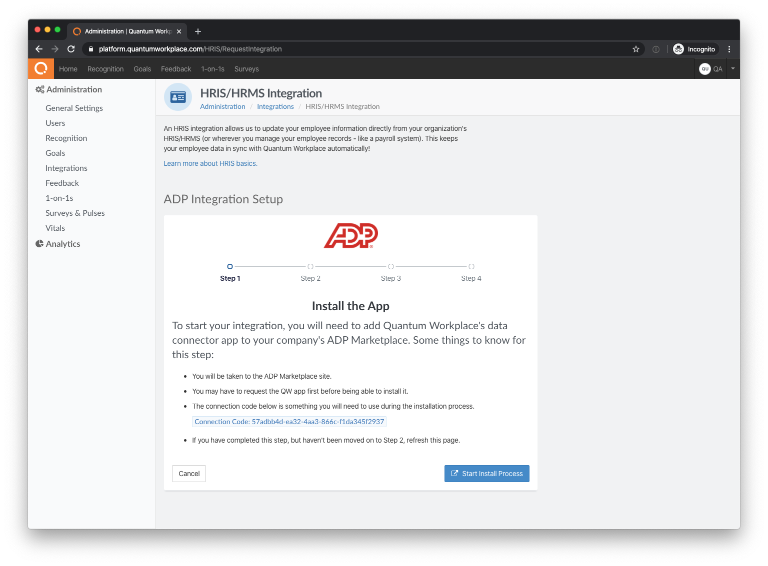 How to establish your HRIS integration with ADP Workforce Now®