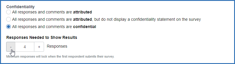 What is the Minimum Response Threshold?