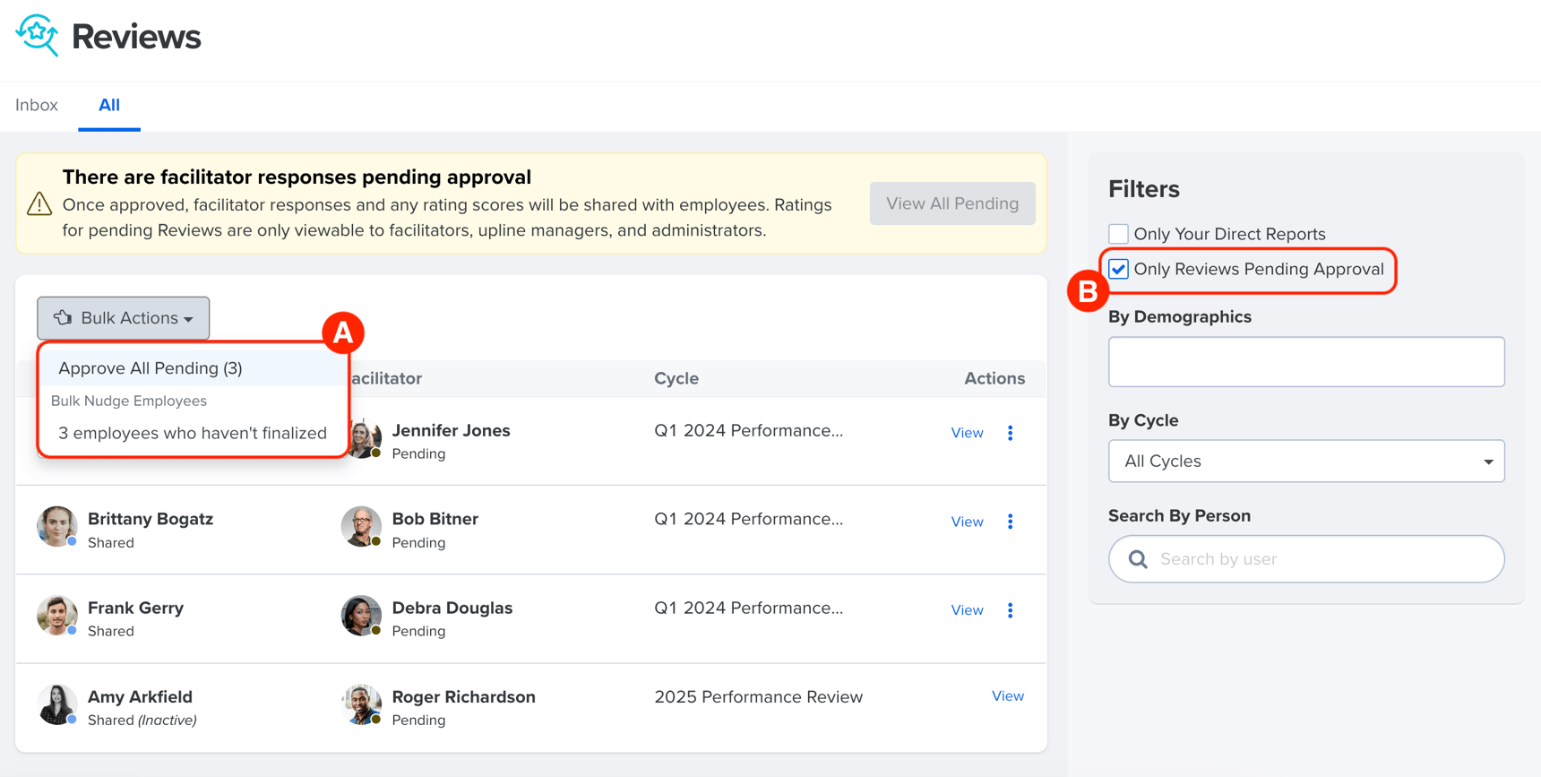 Performance Review Approval Process