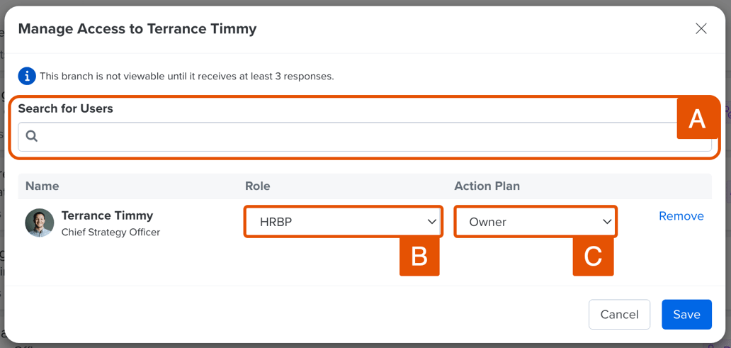 Survey Access Settings