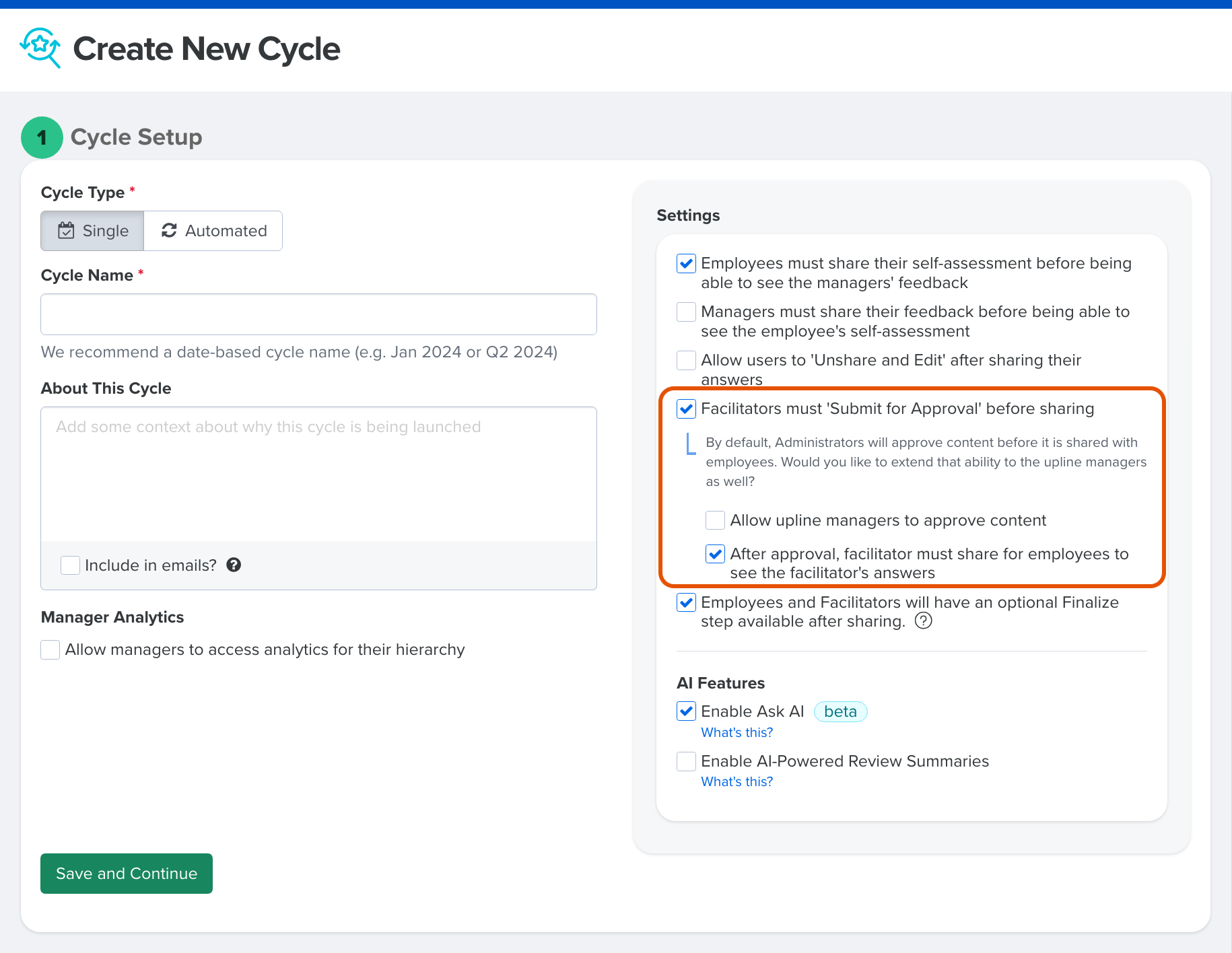 Performance Review Approval Process