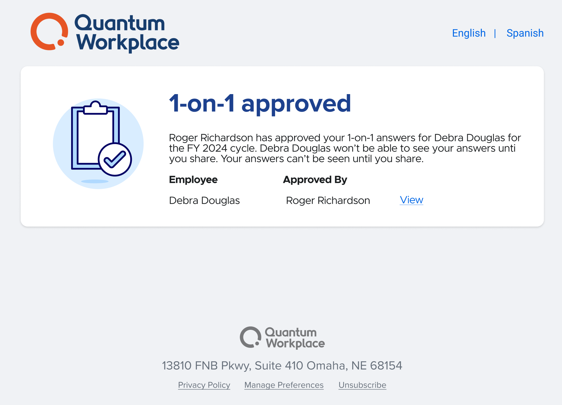 1-on-1s: Email Notifications