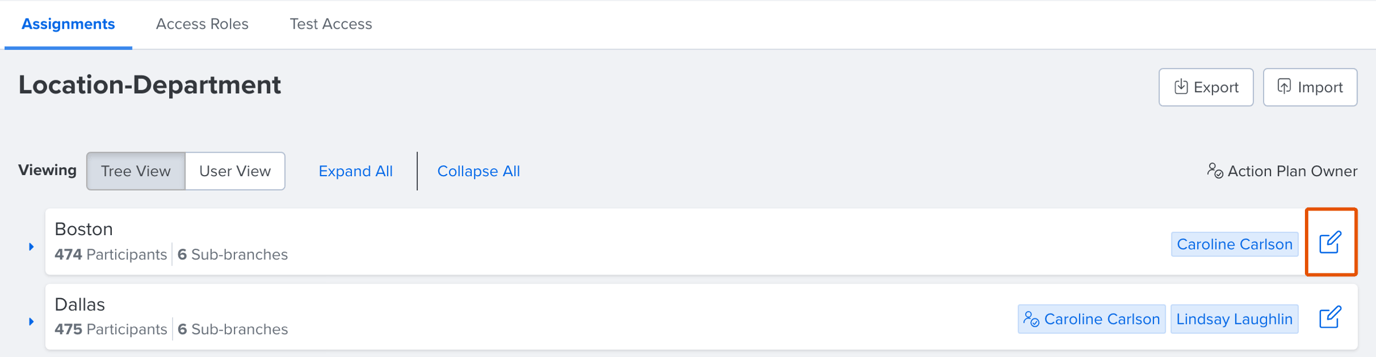 Assign Users to an Action Plan