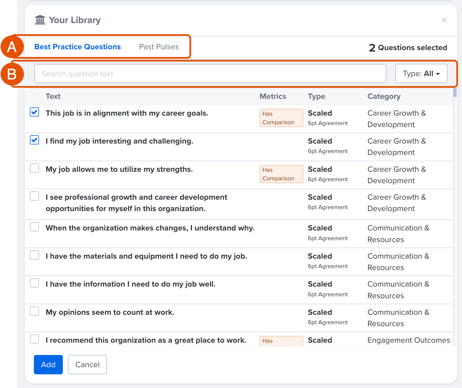 Create Survey Questions