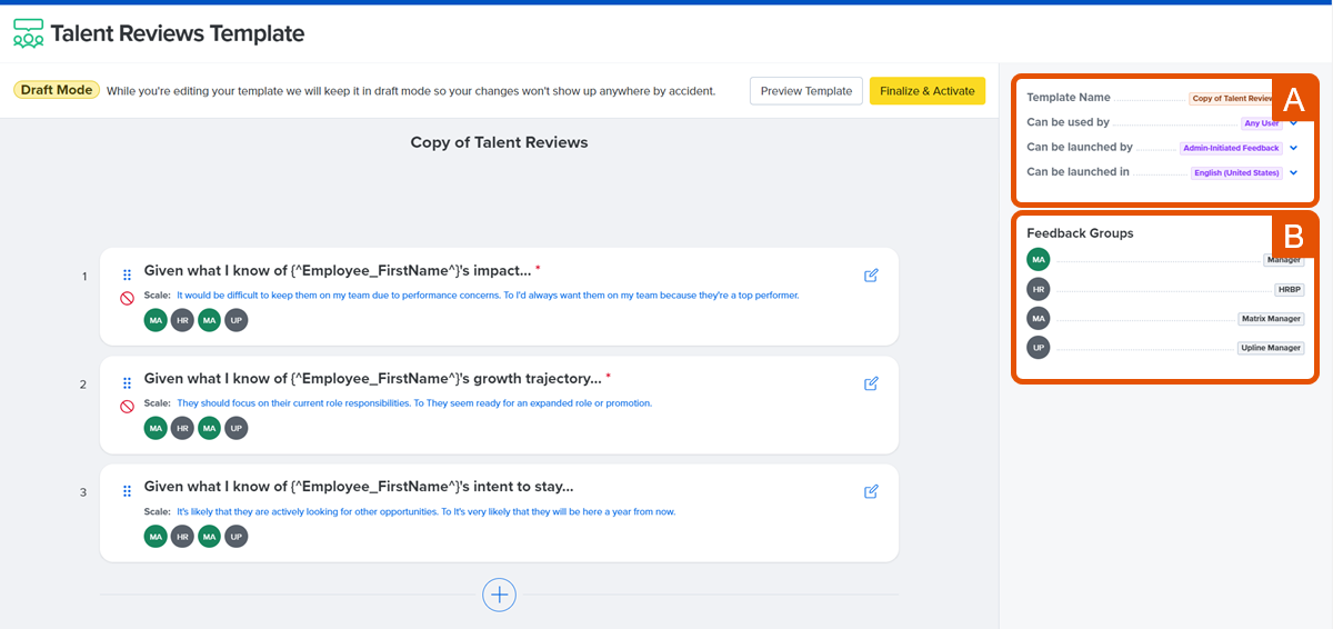 How to Customize a Talent Review Template