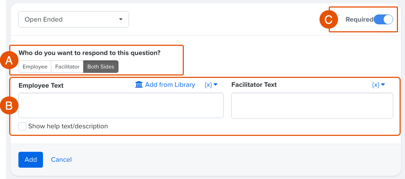 Performance Review Question Types