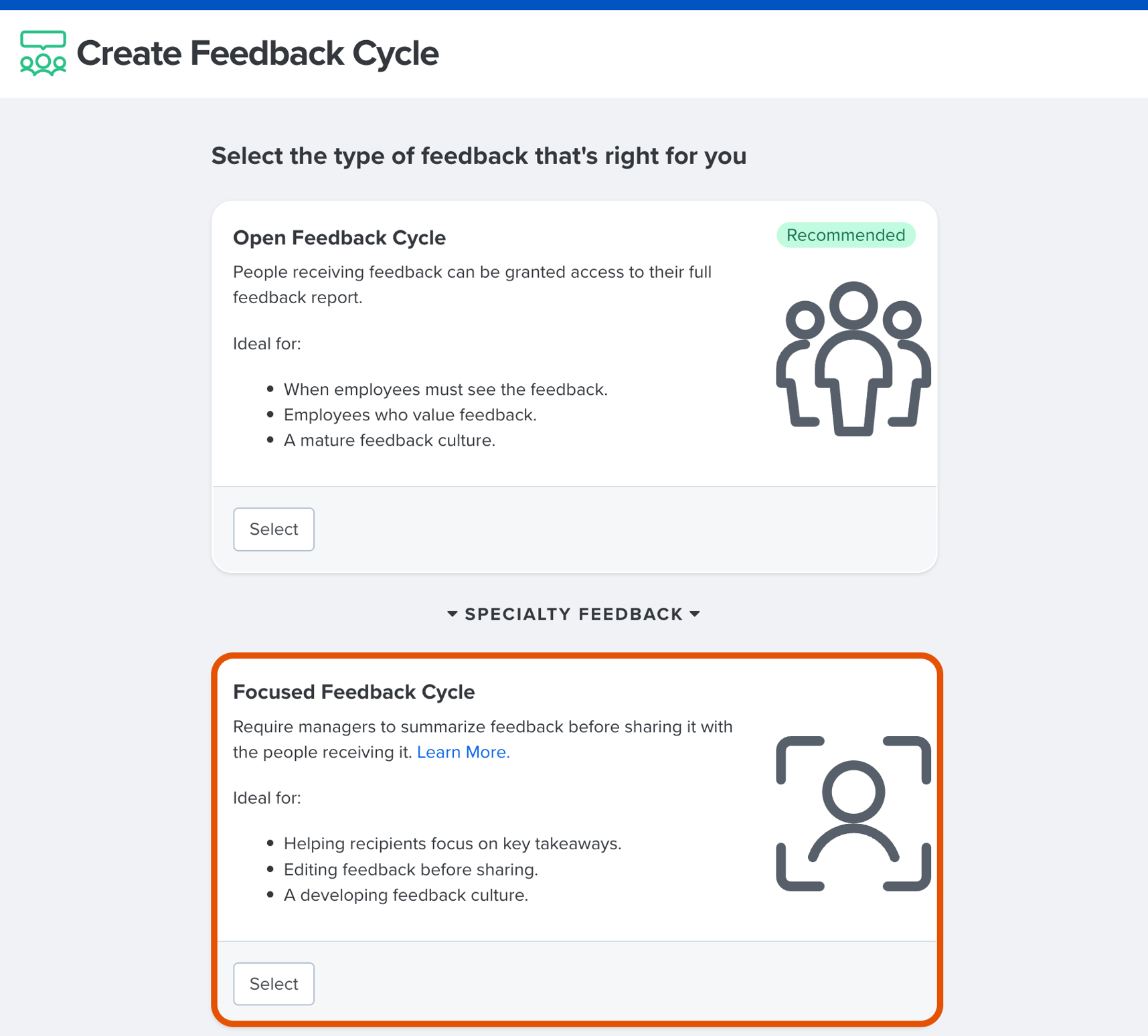 Launch a Focused Feedback Cycle