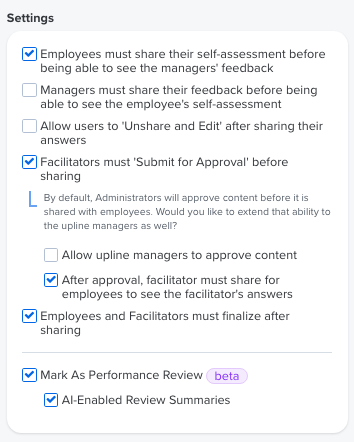 Launch a Single Performance Review Cycle