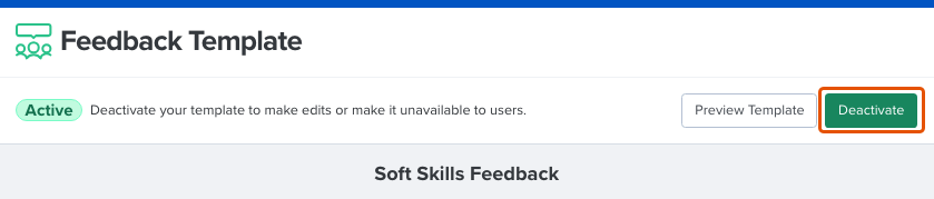 Create & Manage Personal Feedback Templates