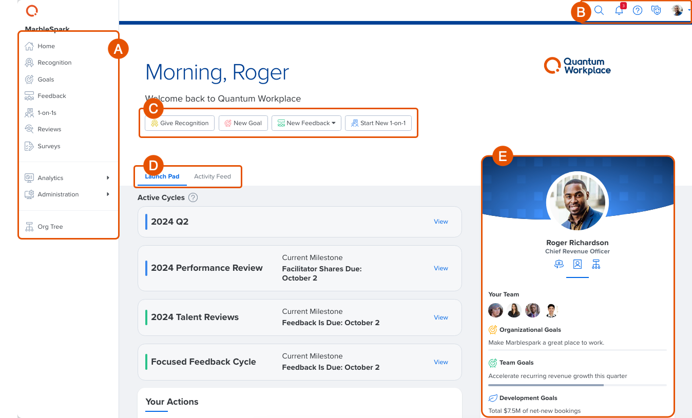 Navigate Quantum Workplace