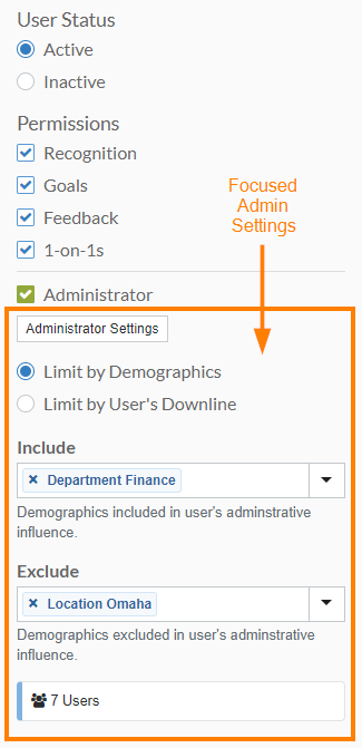 How to Manage Focused Admins