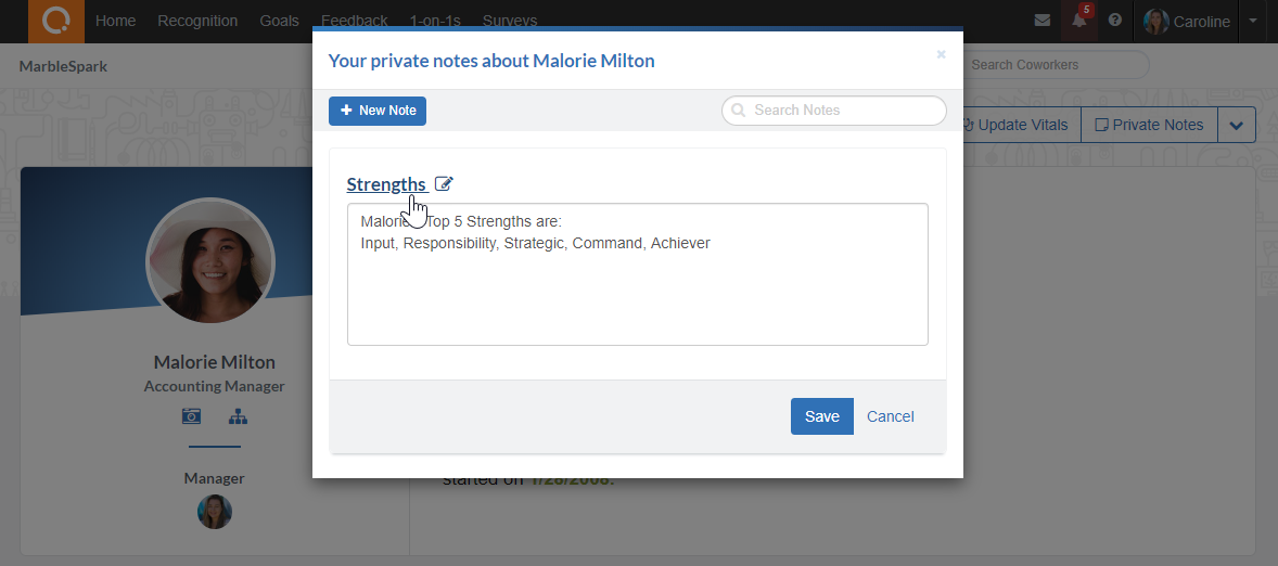 How to Use Private Notes