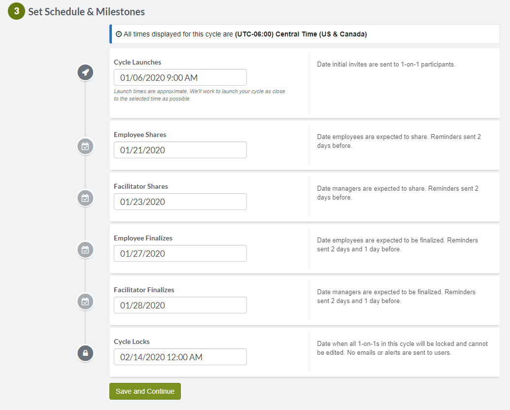 How to Create a 1-on-1 Template and Cycle