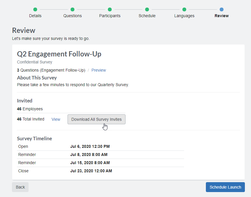 How to Launch a Survey using the New Survey Creator (BETA)