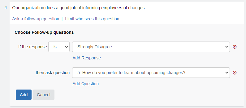 How to Add Survey Logic