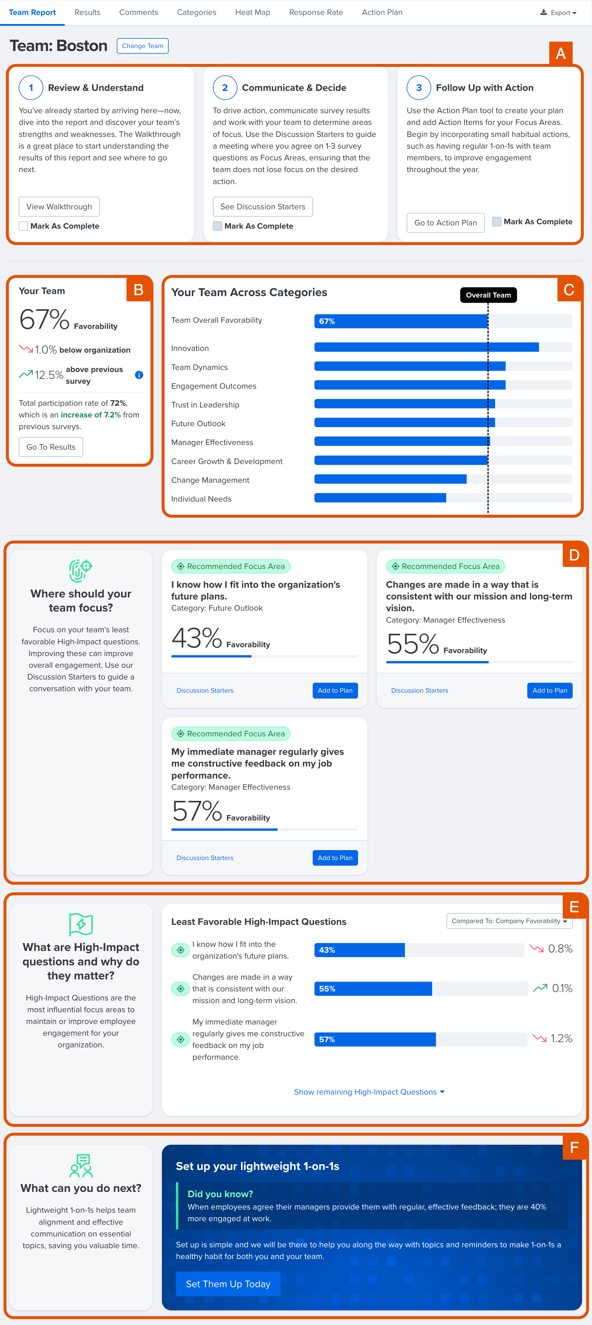 Engagement Survey Analytics: Reports