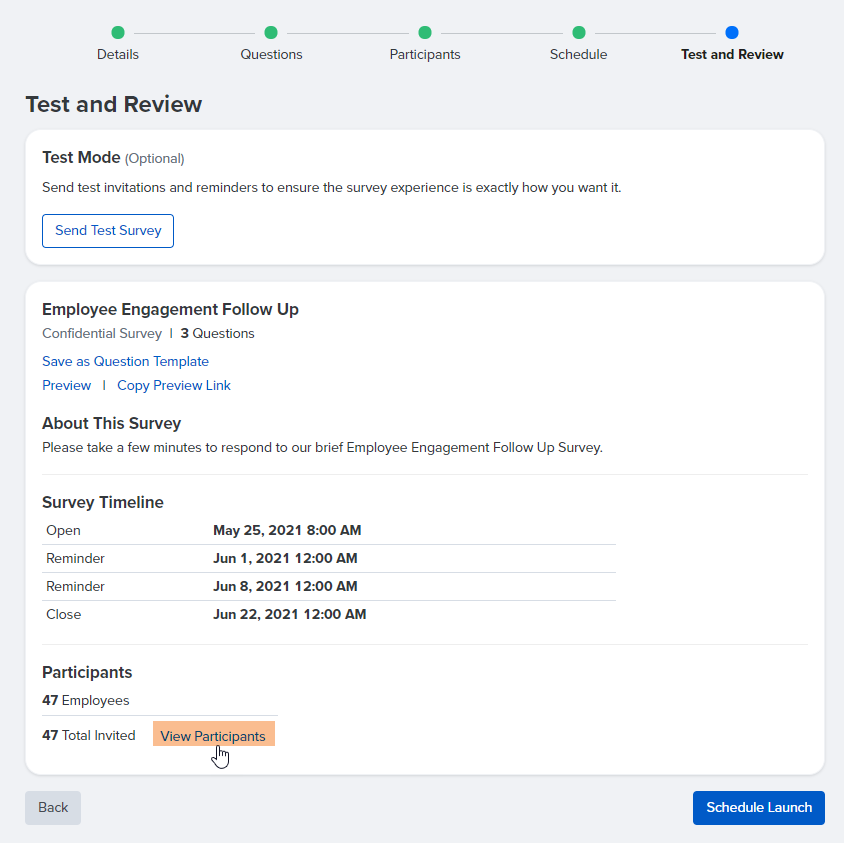 How to Launch a Survey