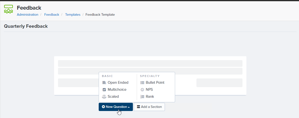 How to Set Up a Feedback Template and Cycle
